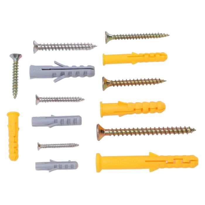 VBESTLIFE Kit vis auto-taraudeuses tête plate croix acier carbone avec ...