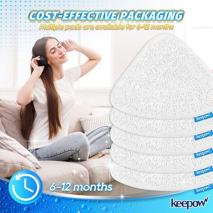 Steam Plus Steam Mop Covers Replacement Machine Washable Cover for ...