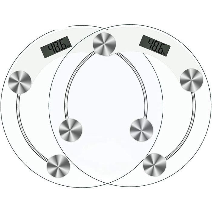 Échelle De Poids Corporel, Balances De Pesage Rondes Led Affichage ...