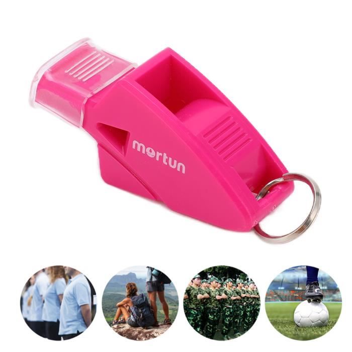 Zerodis sifflet de sport (Rose Rouge) Sifflet De Compétition Sifflet ...