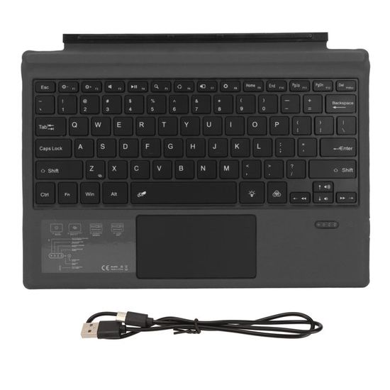 Clavier portable sans fil Bluetooth pour Surface Pro Type Cover ...