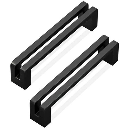 10 Pcs Poignee de Meuble Entraxe 160mm Poignes de Tiroir en Alliage de ...