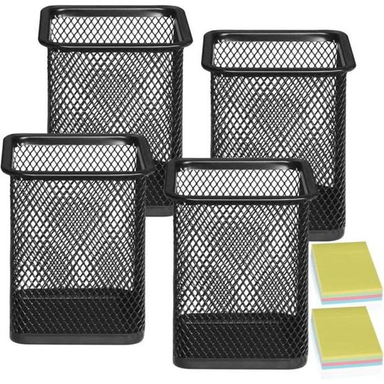 4 Pack pot a crayon organiseur pot a stylo Rangement Organisateur conteneur pour bureau A137 ...