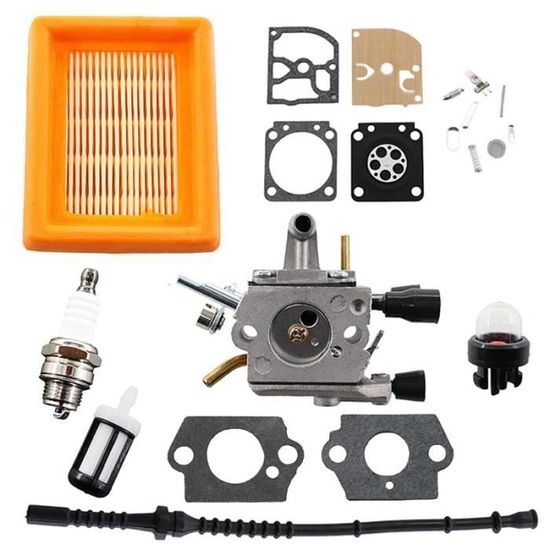 Carburateur avec filtre à carburant tuyau de carburant filtre à air pour Stihl FS120 FS200 FS250 ...