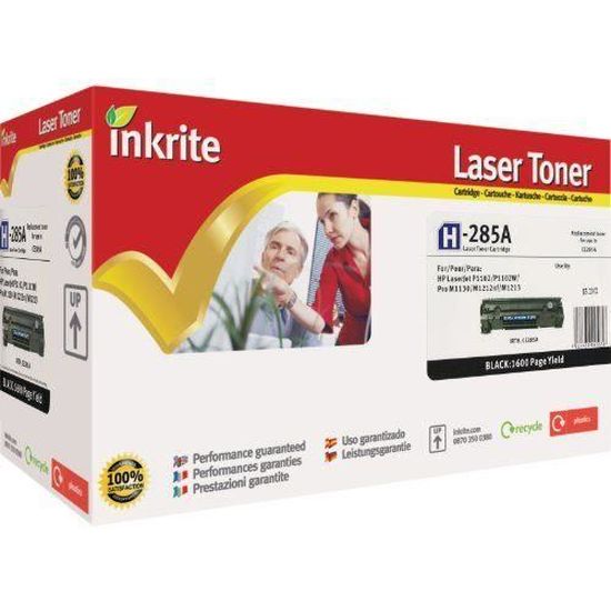 Inkrite Cartouche toner laser Compatible imprimantes HP Laserjet P1102w ...