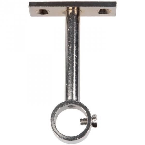 Support de tube rond laiton chromé - Duval - 18X50 mm - Cdiscount Bricolage