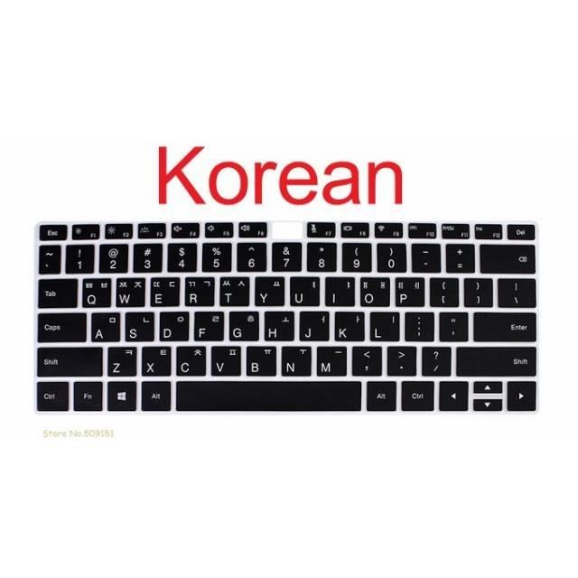 Coréen-Couverture de clavier espagnol, russe et coréen pour Huawei ...
