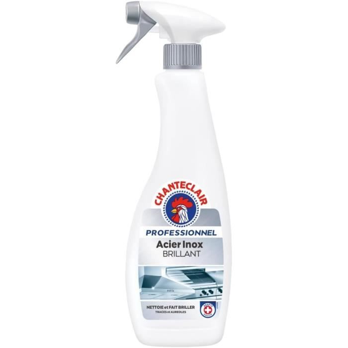 Chanteclair Professionnel Spray Acier et Inox, Nettoie et Fair Briller ...