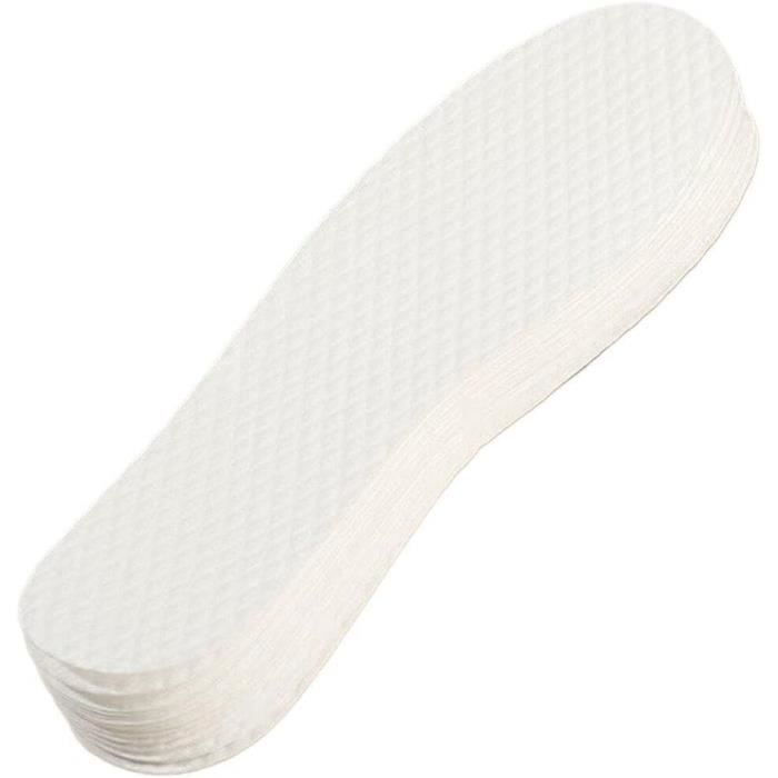 Semelles Intérieures Jetables En Pâte De Bois, 10 Paires, Respirantes ...