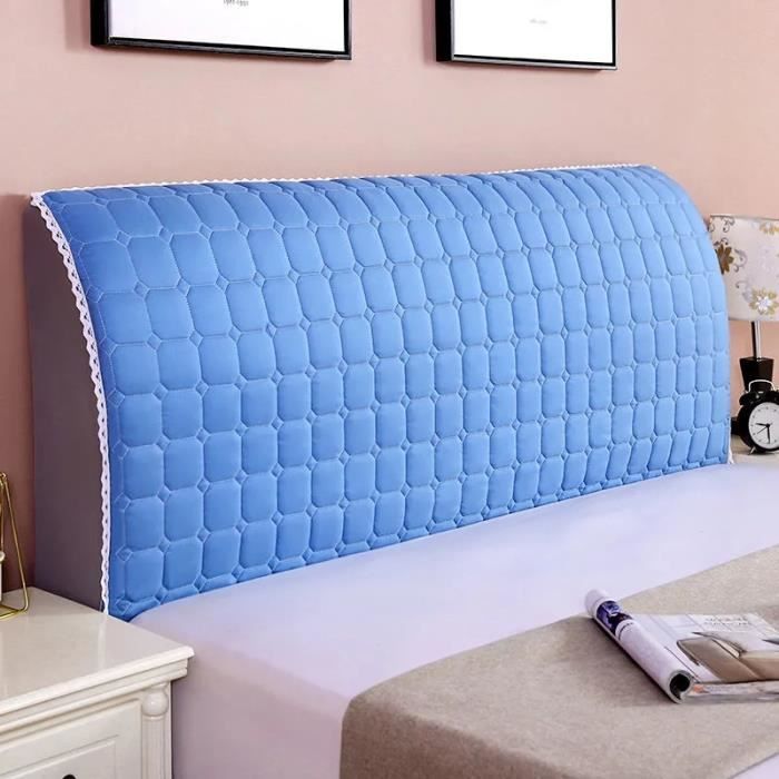 KOv-14720 Housse de chevet élastique Simple couleur unie épais doux dos ...