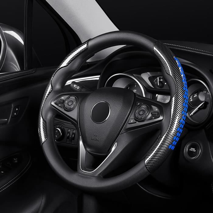 Couvre volant,Housse de volant de voiture universelle en Silicone ...