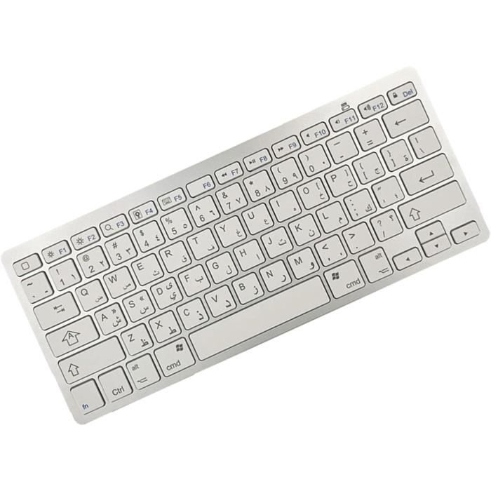 Clavier Arabe Sans Fil Bluetooth À 78 Touches Pour Ios-Android-Windows ...