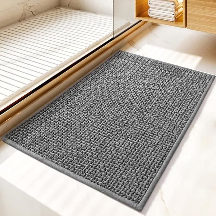 Tapis De Bain En Chenille - Antidérapant - 50 X 80 Cm - Super Absorbant ...