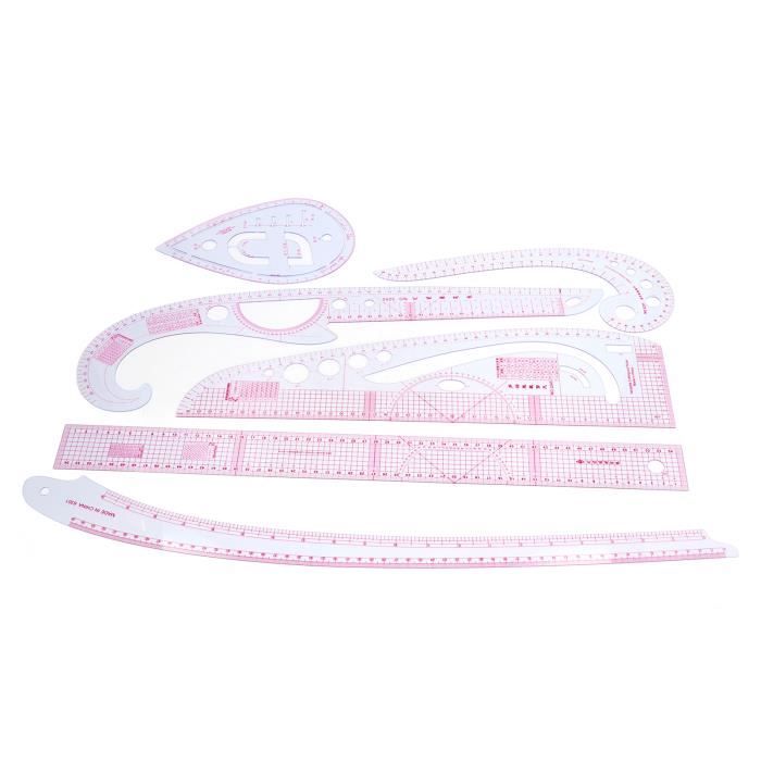EJ.life Kit de règles de couture Ensemble de règles de couture 7 pièces ...