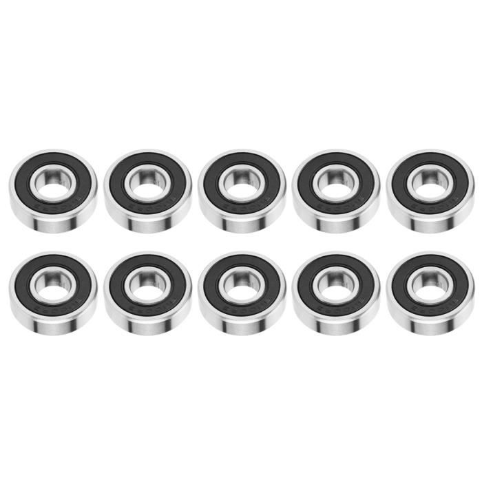 Roulements à billes - HURRISE - 6000-2RS - 10mm x 26mm x 8mm - 10 ...