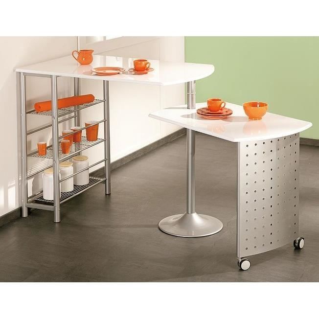 Table pivotante FILAMENTO blanche - Cdiscount Maison