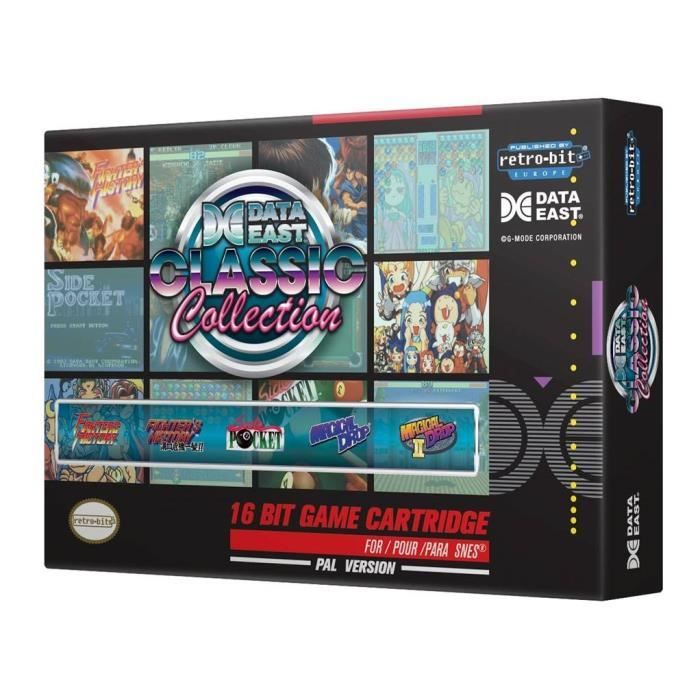 Collection classique Retro-Bit Data East - version PAL Nintendo SNES ...