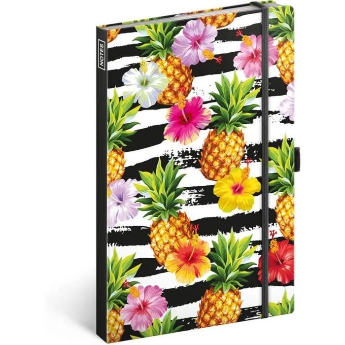 Bloc-notes ligné, avec bande élastique, pour femme et fille, utilisable ...