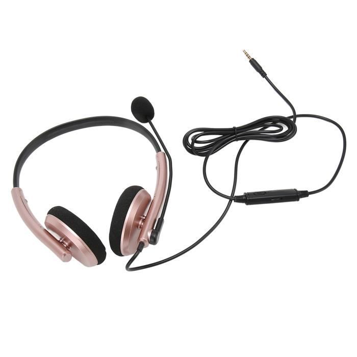 Tbest Casque Call Center Polyvalent Annulation du Bruit HD Protection ...