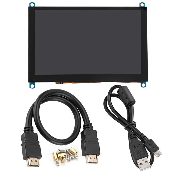 Moniteur à écran Tactile Raspberry Pi 5 Pouces, écran HDMI Affichage ...