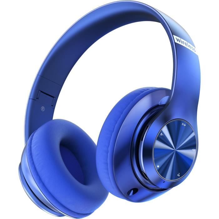 Casque Sans Fil -60 Heures De Musique -Casque Audio Avec Micro 6 Modes ...