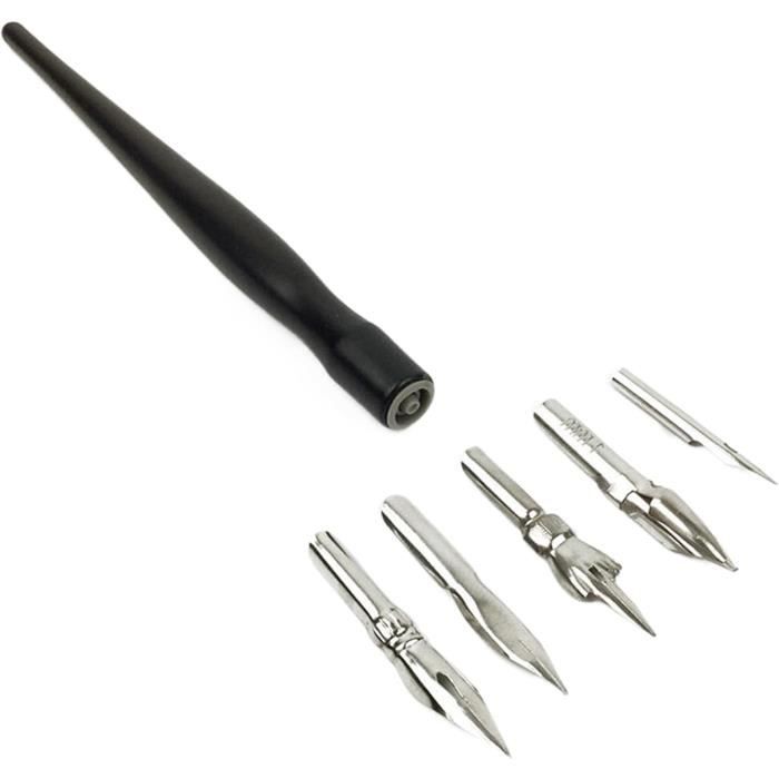 Plume De Calligraphie Set, Dip Pen Manga Cartoon Comic Avec 5 Plumes Et ...