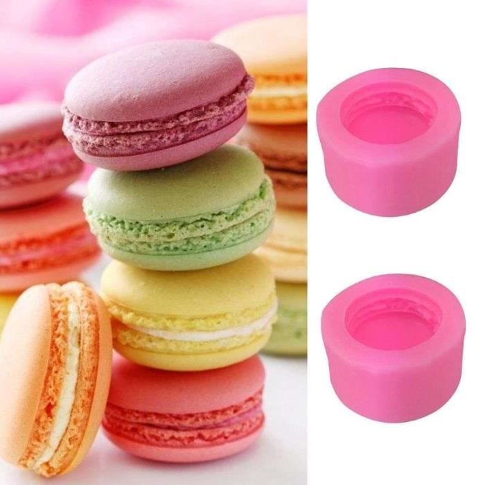 GG05704-Moule à chocolat en Silicone 3D en forme de Macaron. pour ...
