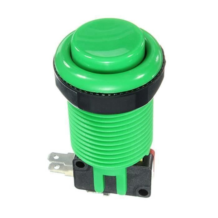 12v jeu d'arcade commutateur de bouton mame jamma game vert - Cdiscount ...