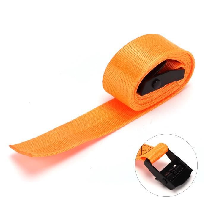 ZERONE 2Pcs Sangles Attaches Orange 25mm pour Charges Lourdes ...
