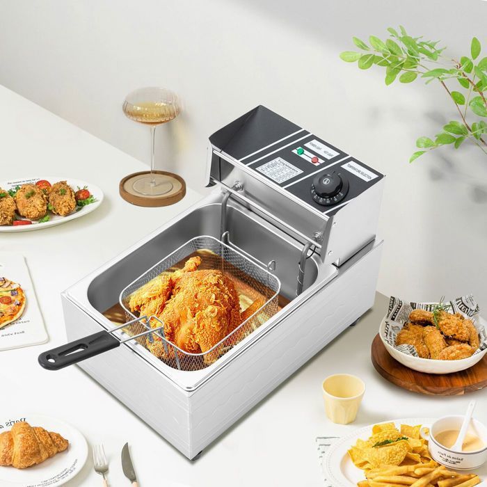 Friteuse Électrique Monocylindre - Friteuse Électrique 6L - Friteuse ...