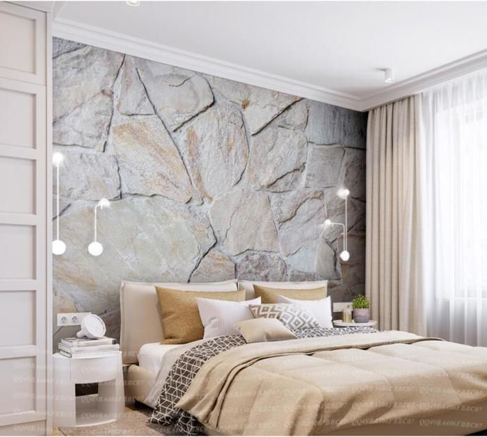 Papier Peint 3d Chambre A Coucher