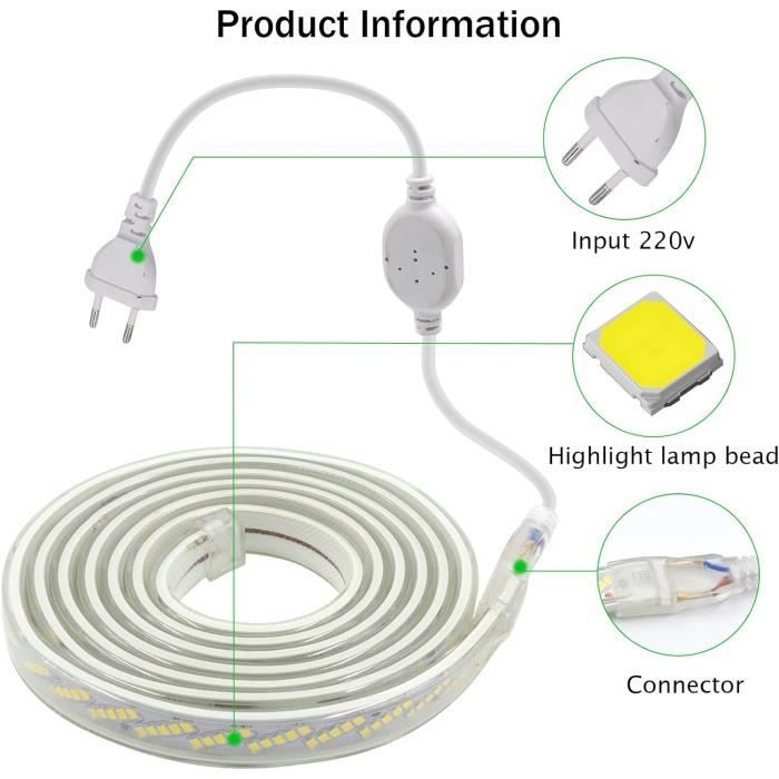Ruban Led 15M, Bande Led, 320 Leds-M Lumineux Bandeau Led, Lumineux ...