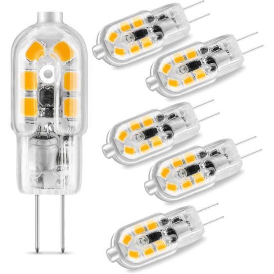 Ampoules Led G4, 12V Mini Ampoule Led, 2W Équivalent À Une Ampoule ...