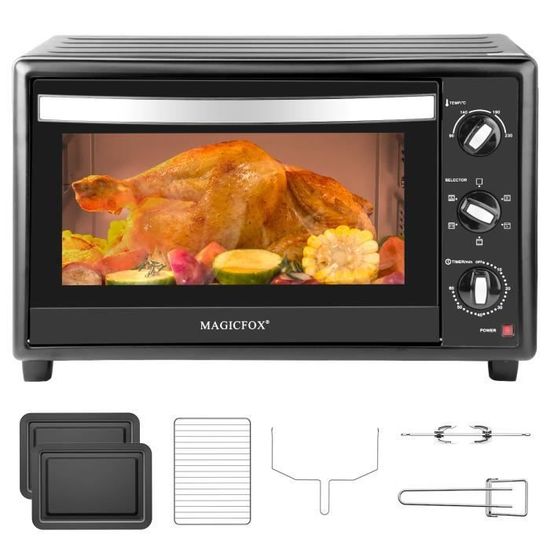 Four électrique 48 L, Chaleur tournante - 6 modes Multi Fonction ...