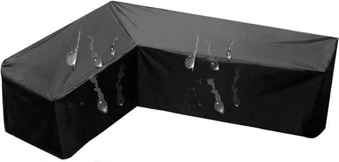 Housse Salon De Jardin Angle, Housse De Protection pour Canapé d'angle ...
