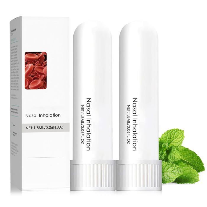 2PCS Nasal Inhaler, Memory Boost Inhaler, Portable Nasal Suction Stick ...