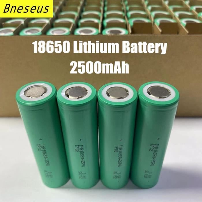 10 piles--Batterie Lithium Rechargeable 18650 Mah 12c, Pour Outil ...