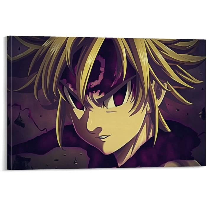 Poster animé The Seven Deadly Sins Meliodas sur toile et décoration ...