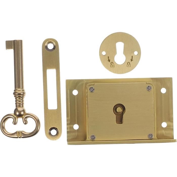 1 Set Door Chain Lock Heavy Duty Cabinet Door Lock Décoratif Boîte En ...