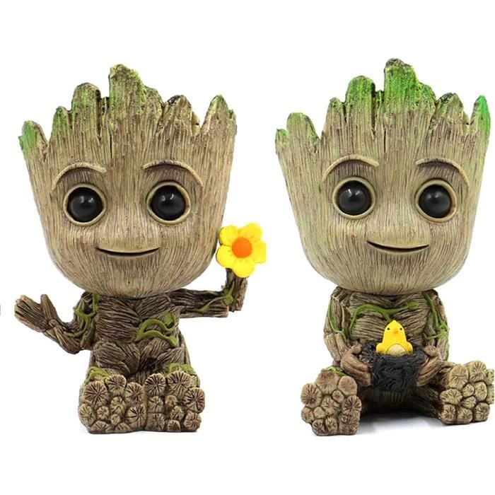 Ecosides Bébé Groot Pot De Fleurs,Baby Groot Pot À Plantes Succulentes ...