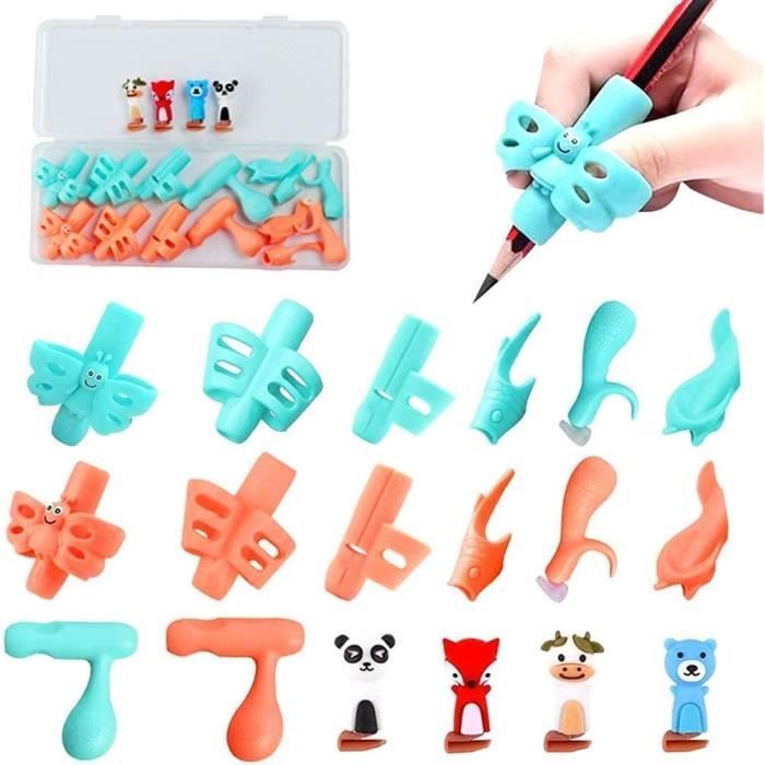 18 Grips Pour Crayon, Poignee Guide Crayon Enfant, Crayon Guide Doigt ...