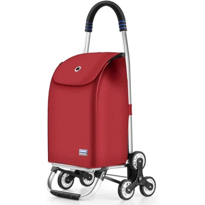 Chariot de Courses Roues Pliable 2 en 1 avec Sac Étanche Amovible ...