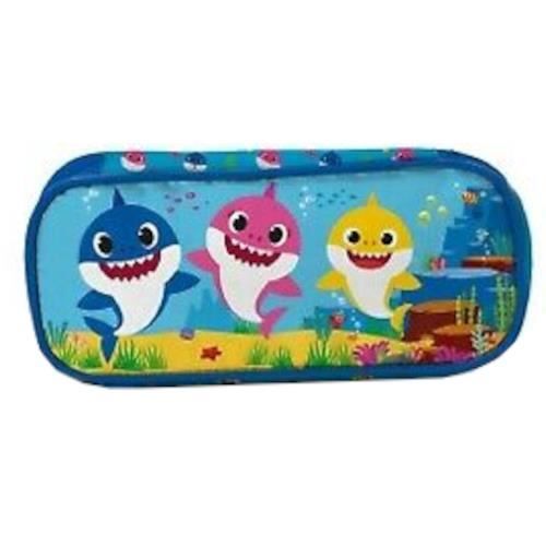 Trousse à crayons - Pinkfong - Baby Shark - 22 x 9 x 5 cm - Polyester ...