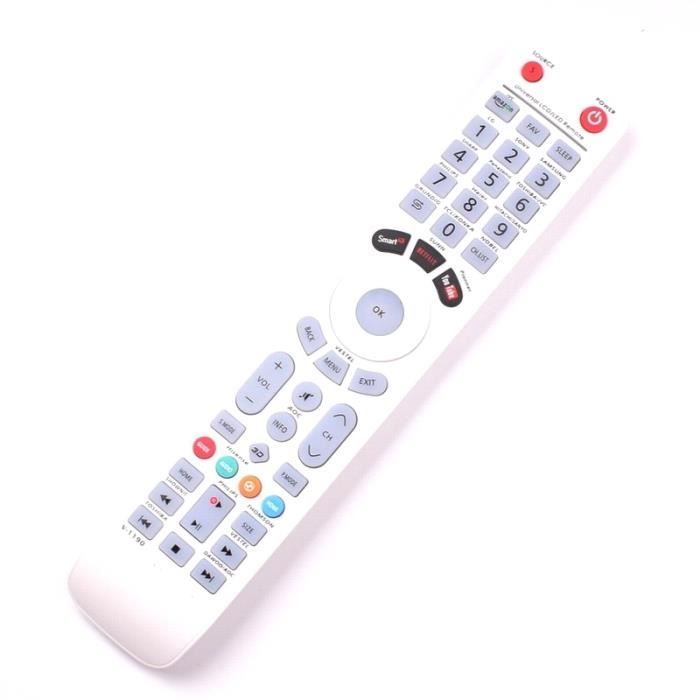 Télécommande de Remplacement,Télécommande universelle LCD LED pour TV ...