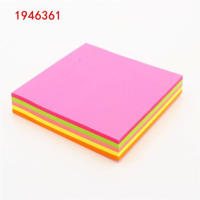 5 couleurs - Bloc Notes en papier, étiquette autocollante, marqueur ...