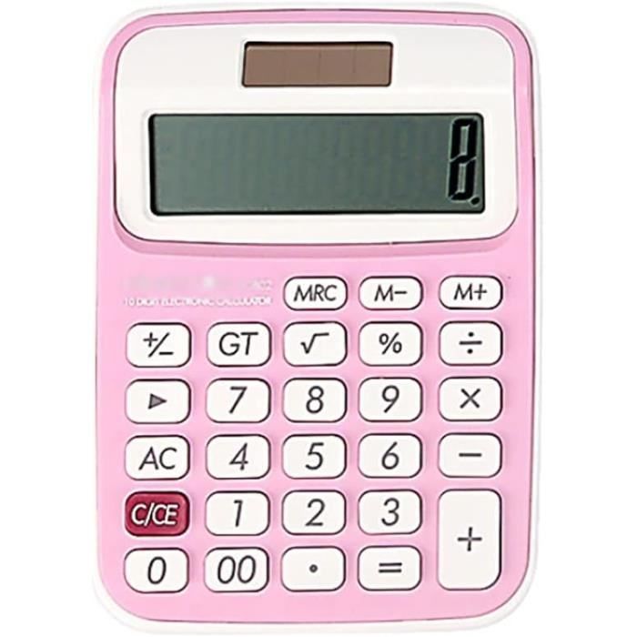 Calculatrice De Base Bureau Et Calculateur De Couleurs Domestique Écran ...