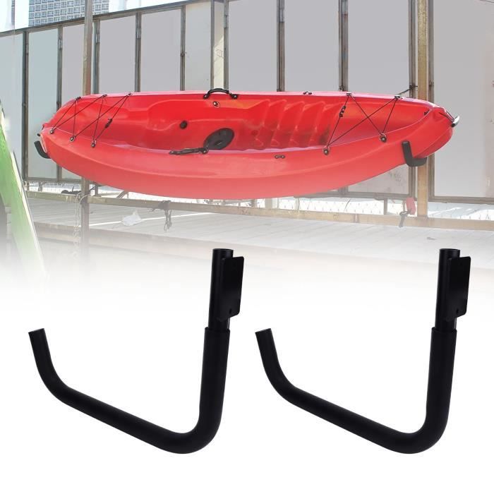 Support mural galvanisé pour kayak FDIT - 45 kg - Blanc - 1 place ...