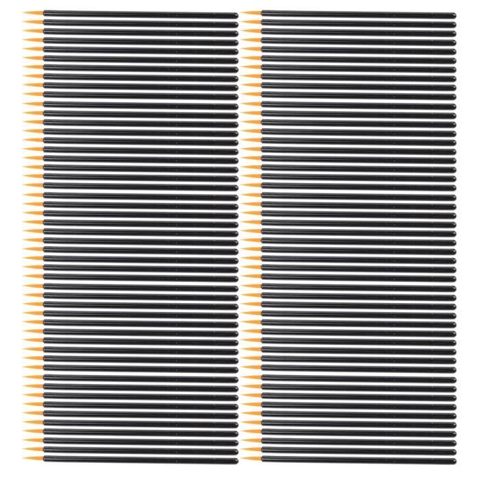 100pcs Pinceau Eyeliner Jetable, Eyeliner Tête Dur Pinceau Liquide ...