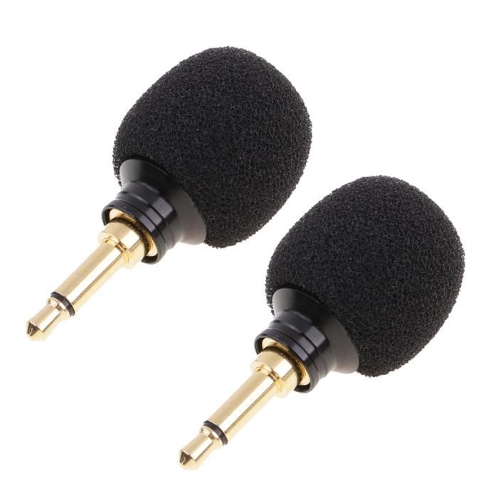 MICRO POUR INSTRUMENT Mini microphone à condensateur 2 pièces ...