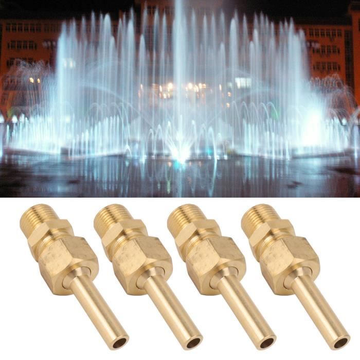 SEC Buse unique de fontaine 4pcs buses de fontaine d'eau en cuivre pur ...